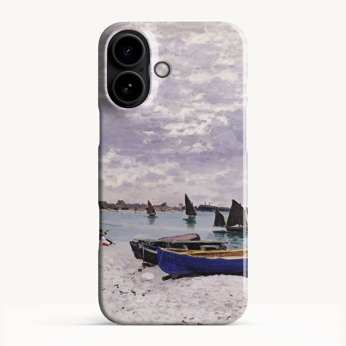 The Beach At Sainte Adresse by Claude Monet - iPhone Cases | ArtPointOne